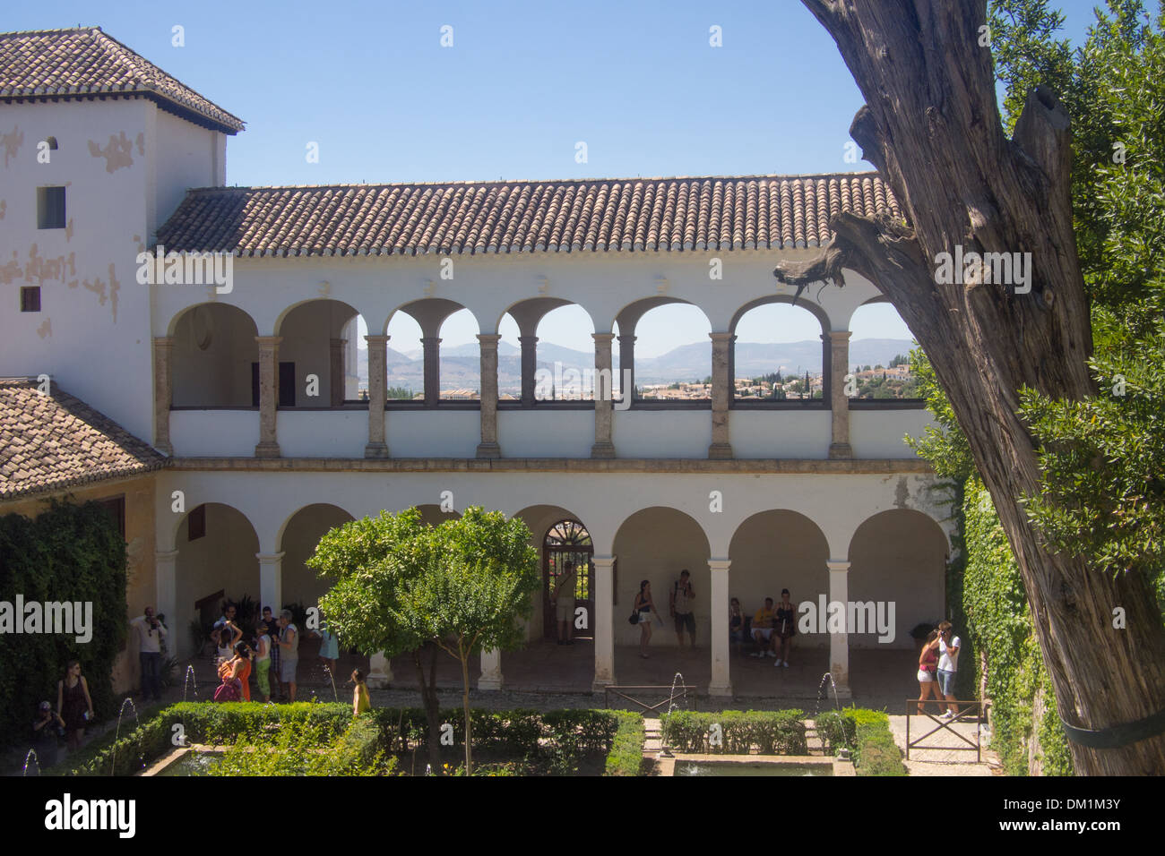 Palacio de Generalife within the Alhambra, Granada, Andalucia, Spain ...