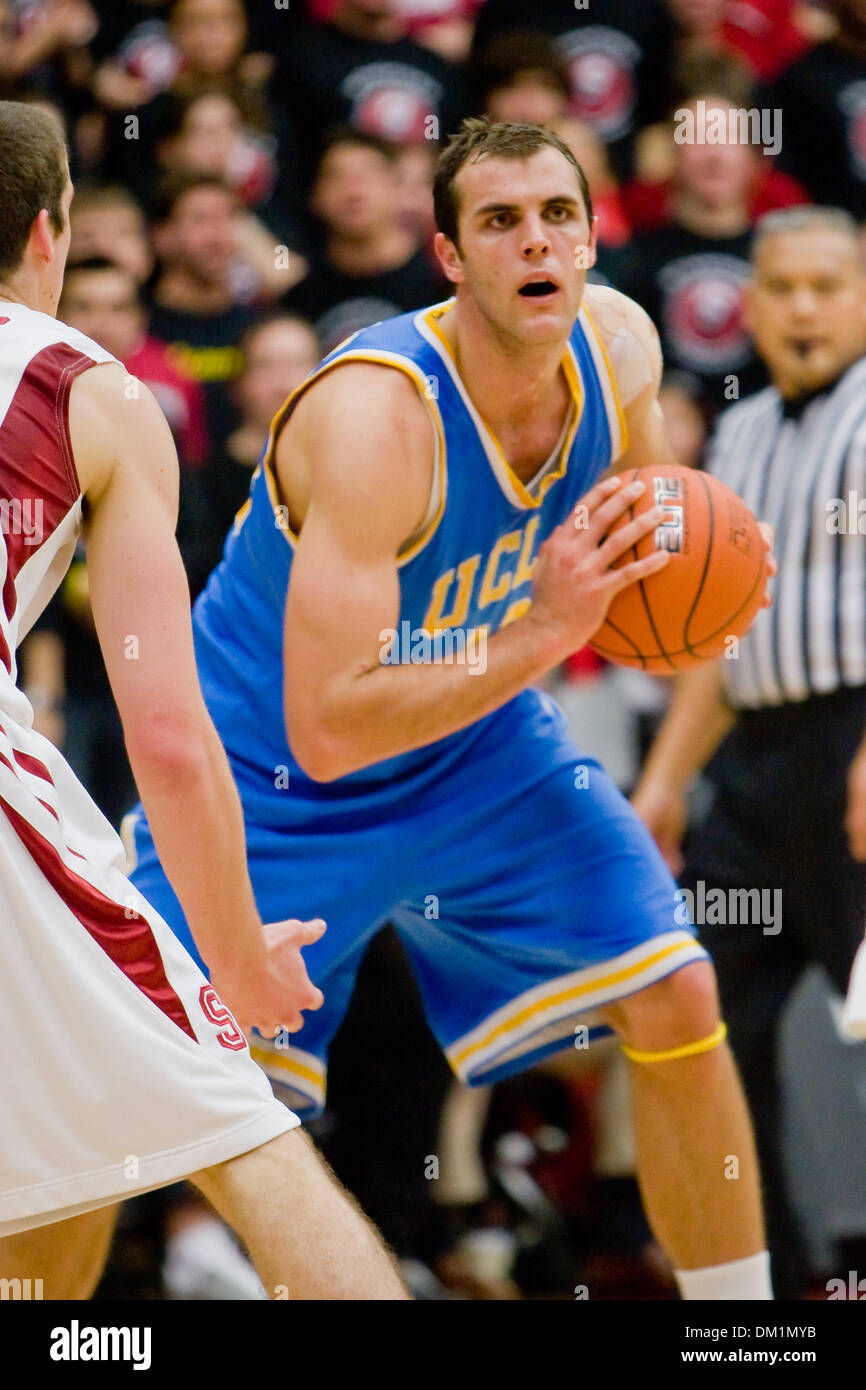 UCLA center Anthony Stover (12) of Pasadena, Calif. during game action ...