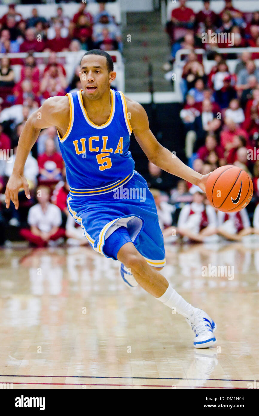UCLA guard Jerime Anderson (5) of Anaheim, Calif. during game action at ...