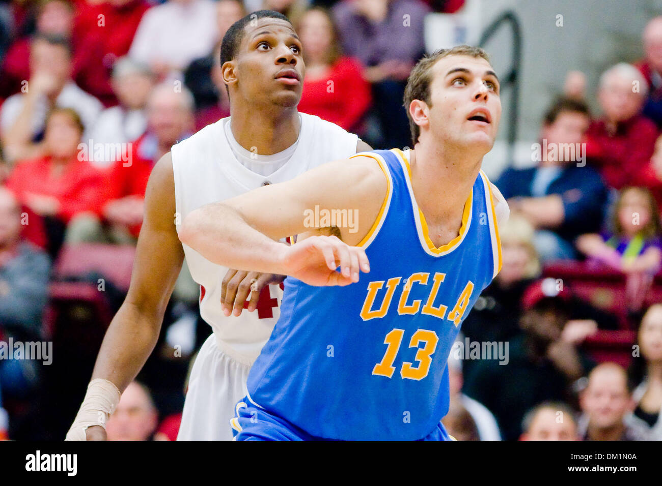 Stanford sophomore guard Jeremy Green (45) of Austin, TX and UCLA ...