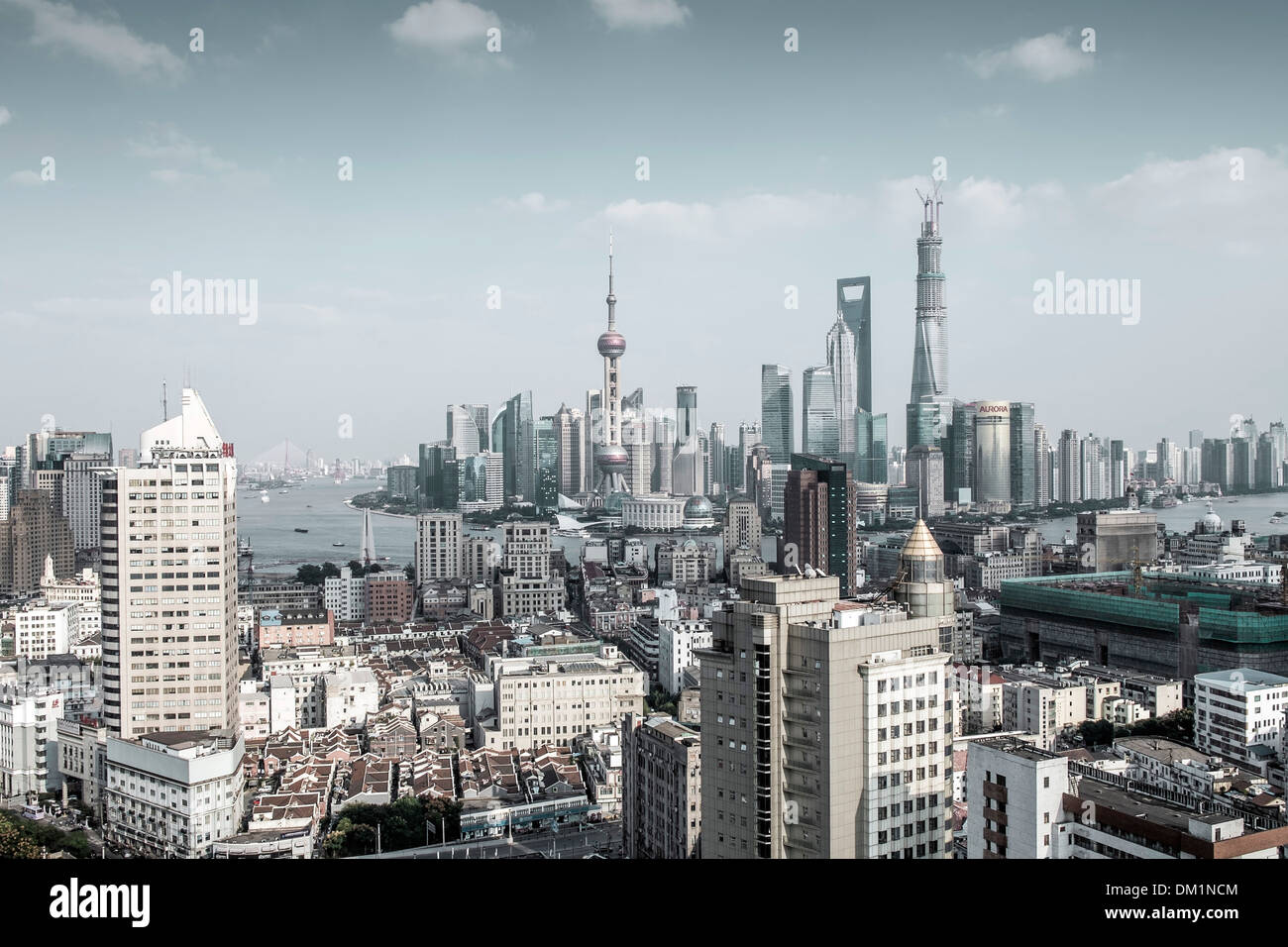 Cityscape, panorama, Pudong, Shanghai, China Stock Photo - Alamy