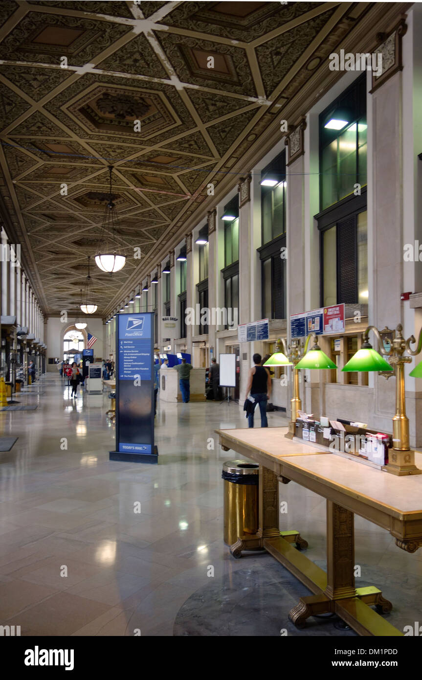 Us post office inside interior hi-res stock photography and images - Alamy