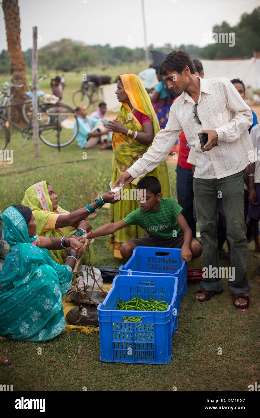 Market in Bihar State, India Stock Photo - Alamy