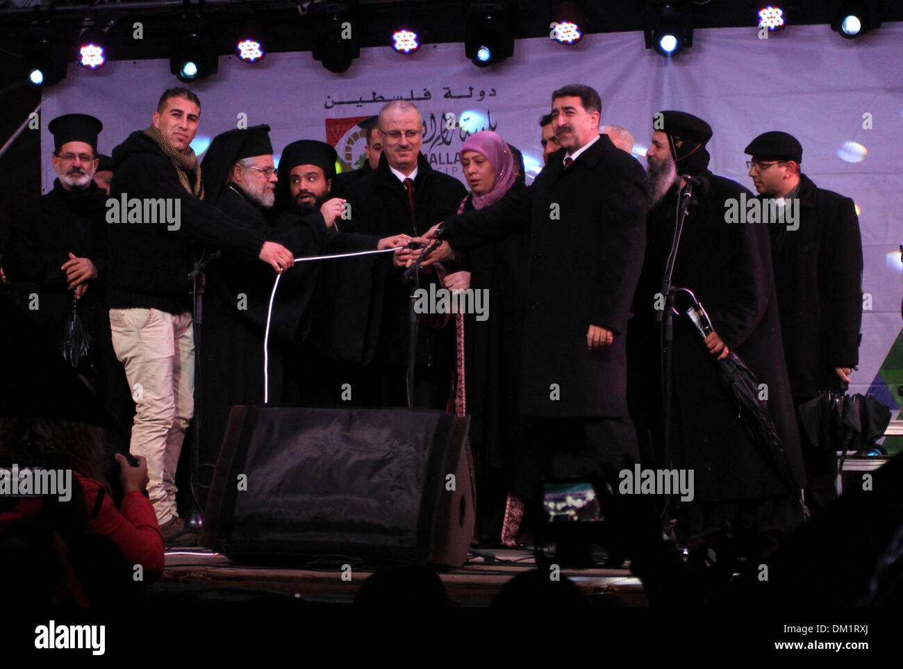 Ramallah, West Bank, Palestinian Territory. 10th Dec, 2013. Palestinian ...