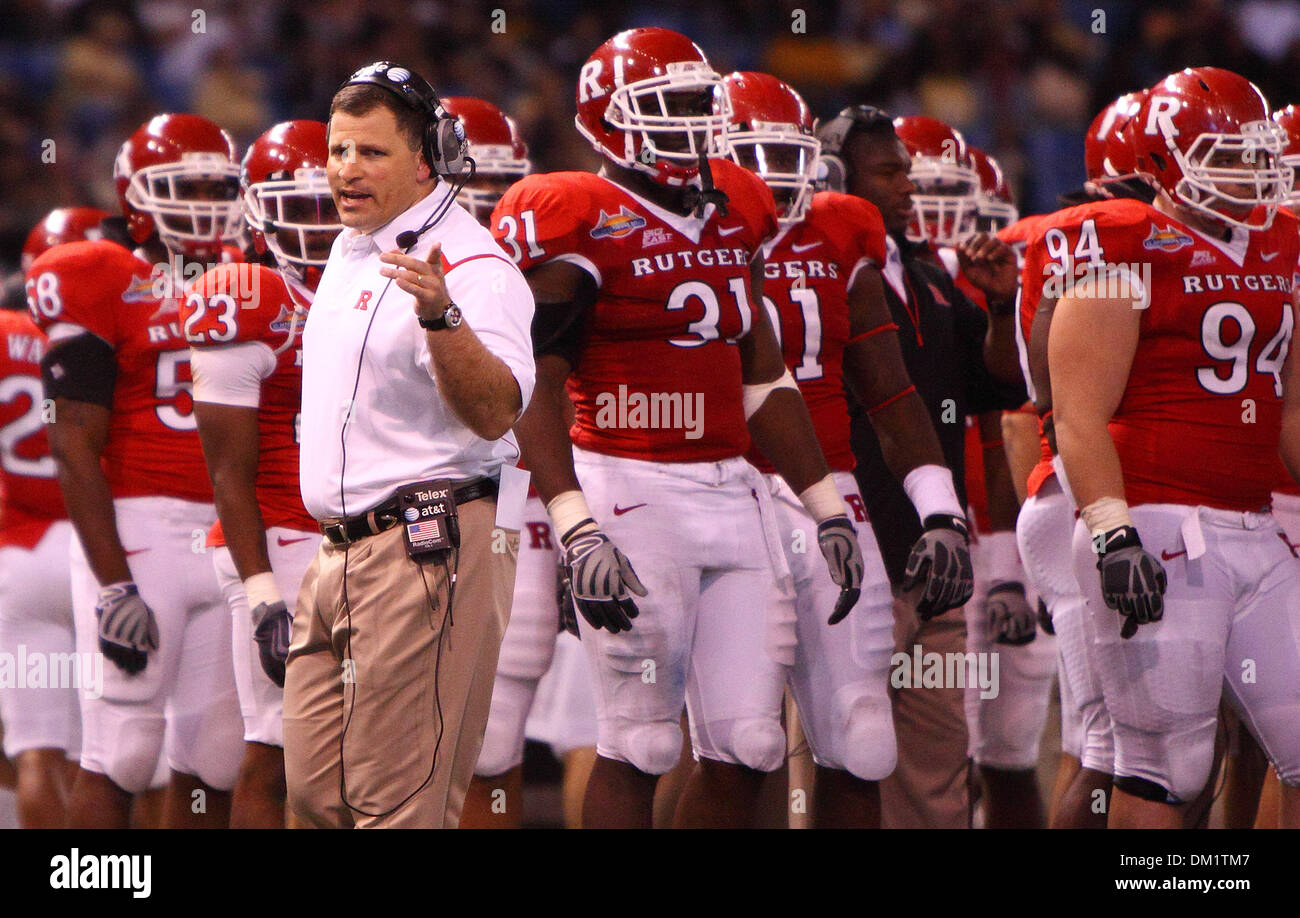 Rutgers head coach Greg Schiano during the second half of the St ...