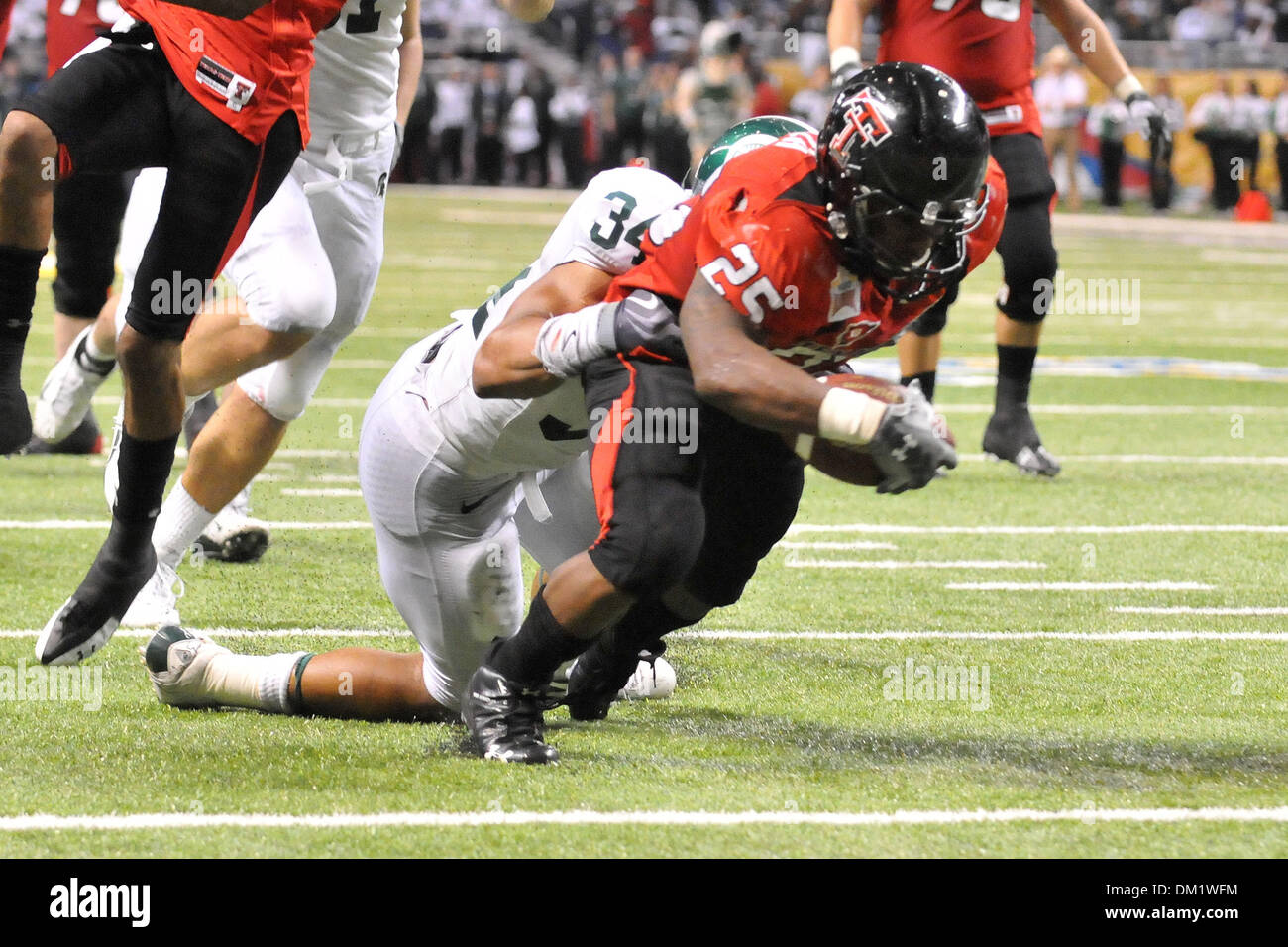 Texas Tech running back Baron Batch #25 during the NCAA football game ...