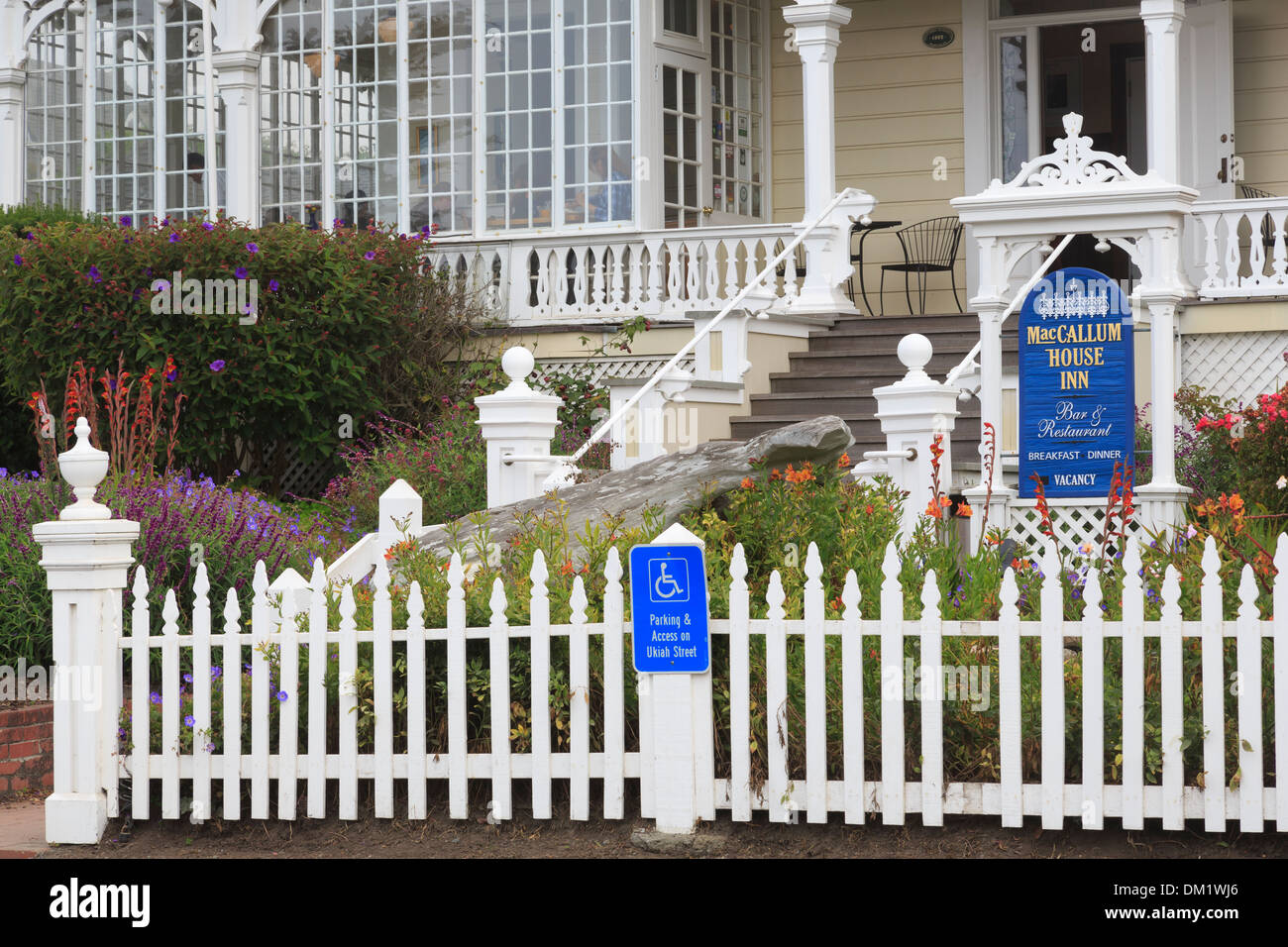 MacCallum House Inn,Mendocino,California,USA Stock Photo - Alamy
