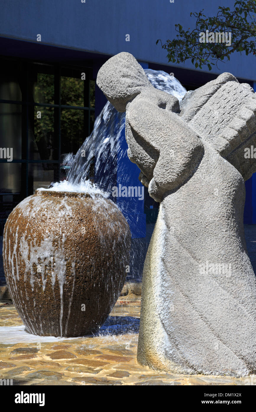 Fountain on 4th Street,Santa Rosa,Sonoma County,California,USA Stock ...