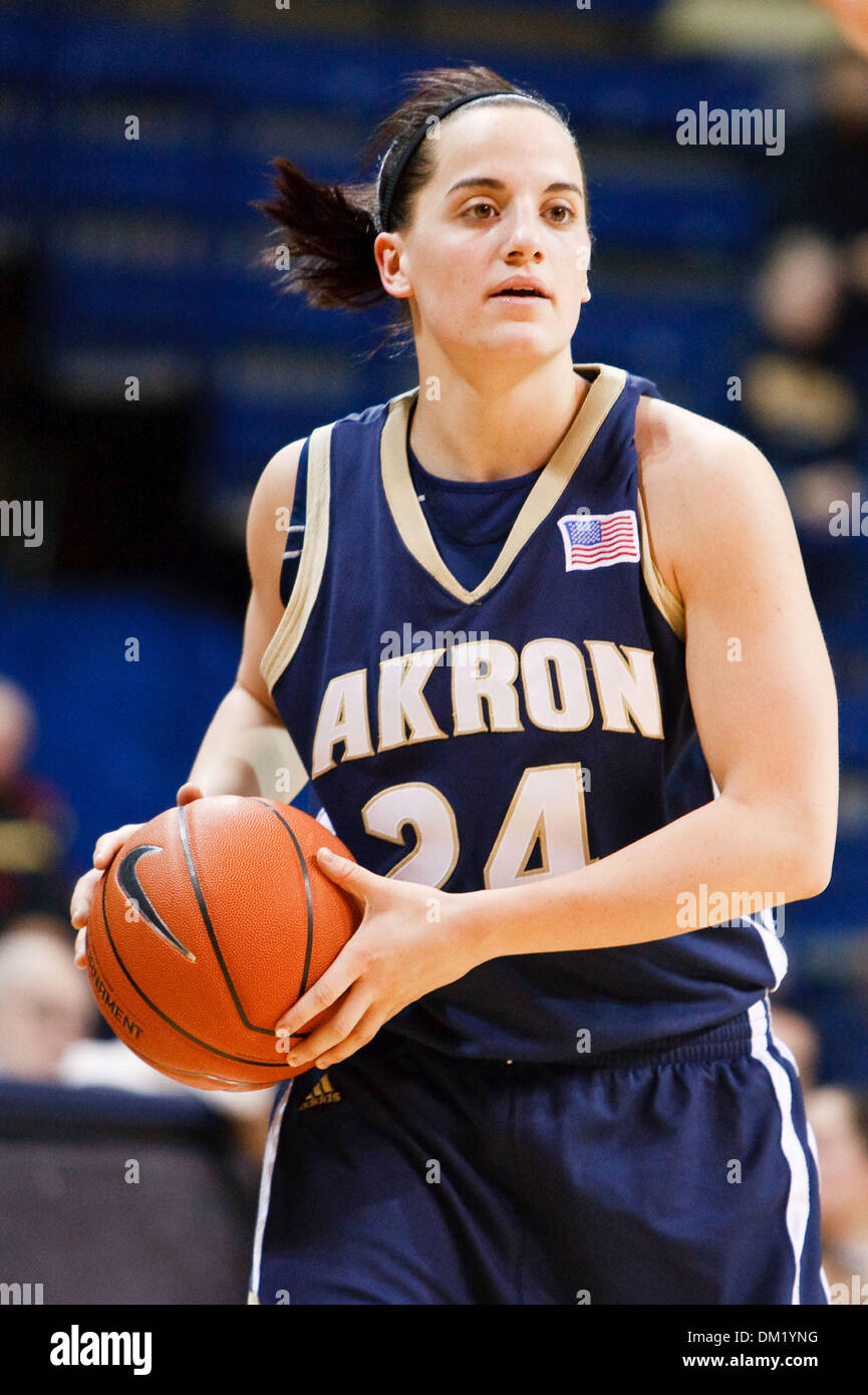 Akron forward Kara Murphy (24) during game action. Toledo defeated ...