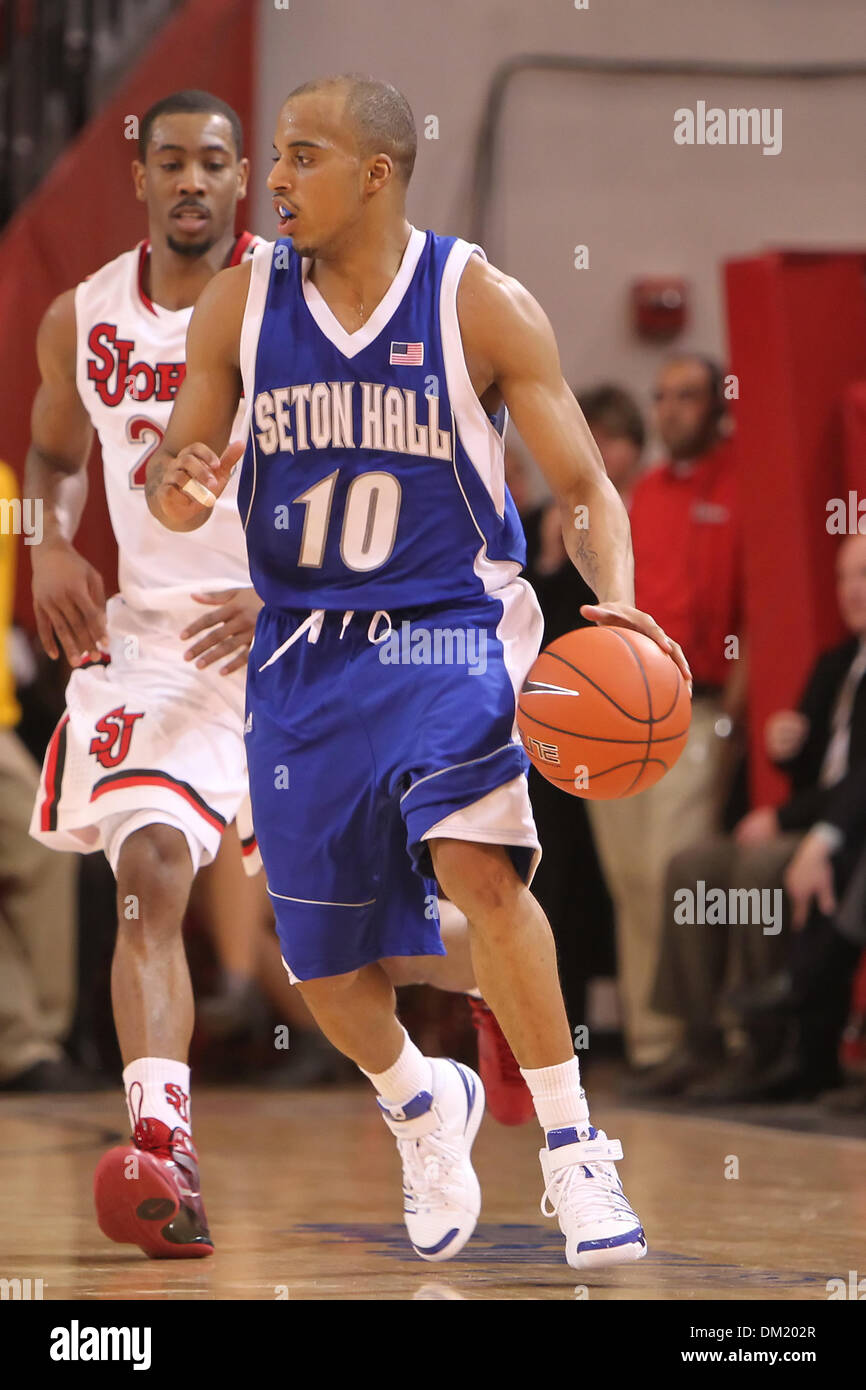 Seton Hall guard Jordan Theodore #10. Seton Hall defeated St Johns 59 ...