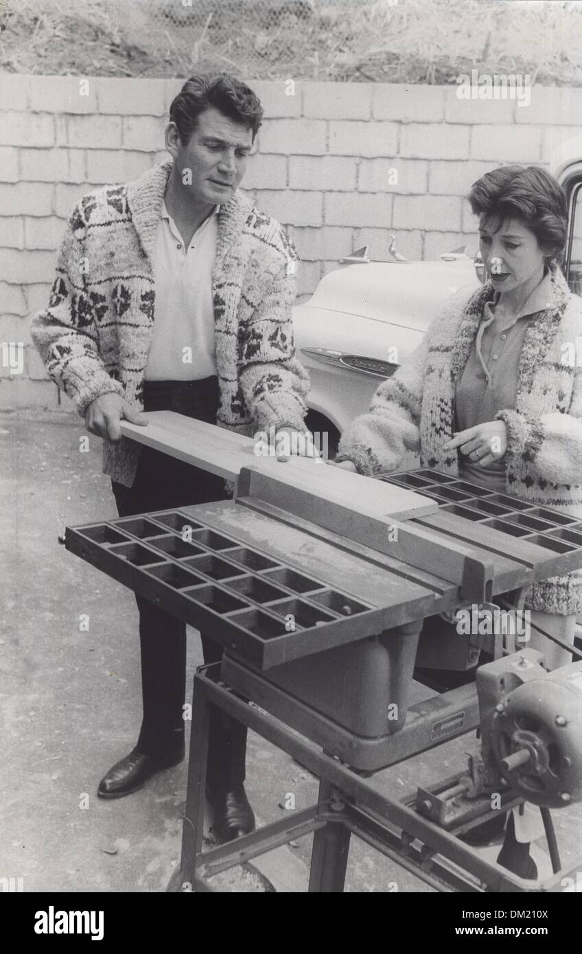 Gene barry wife betty supplied photos hi-res stock photography and ...