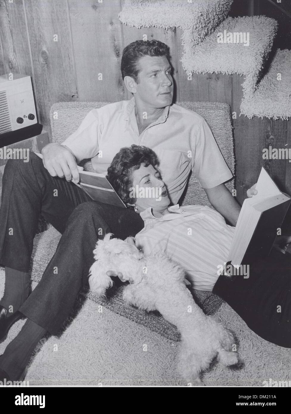GENE BARRY with wife Betty.Supplied by Photos, inc.(Credit Image ...