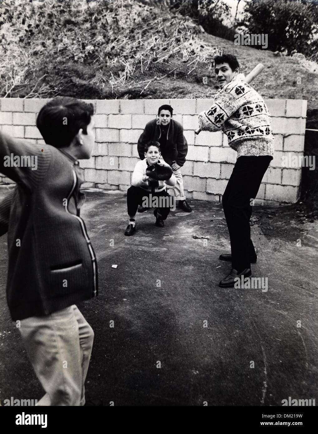GENE BARRY with wife Betty and sons Michael Lewis Barry , Frederick ...