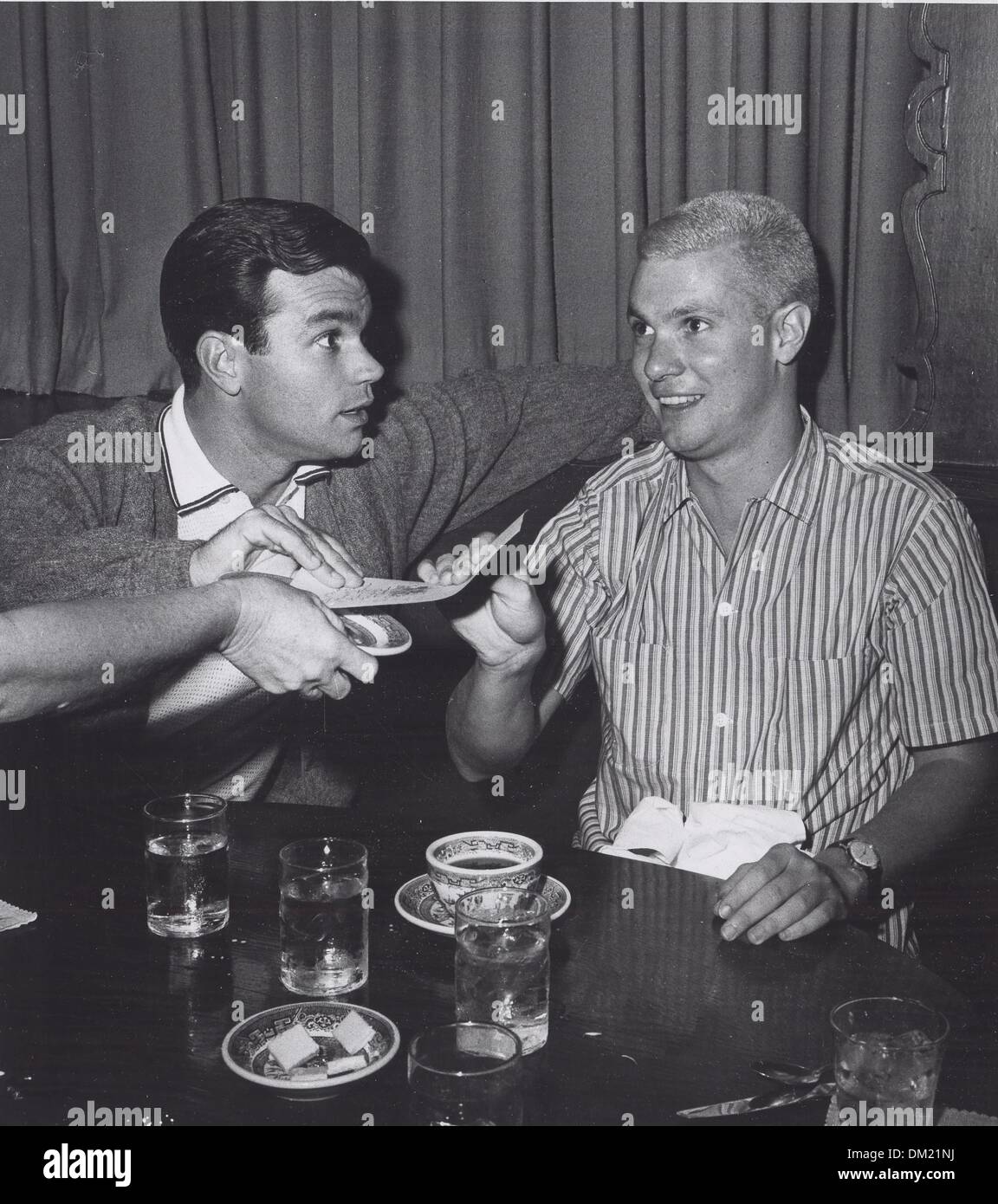 DWAYNE HICKMAN with brother Darryl Hickman.Supplied by Photos, inc ...