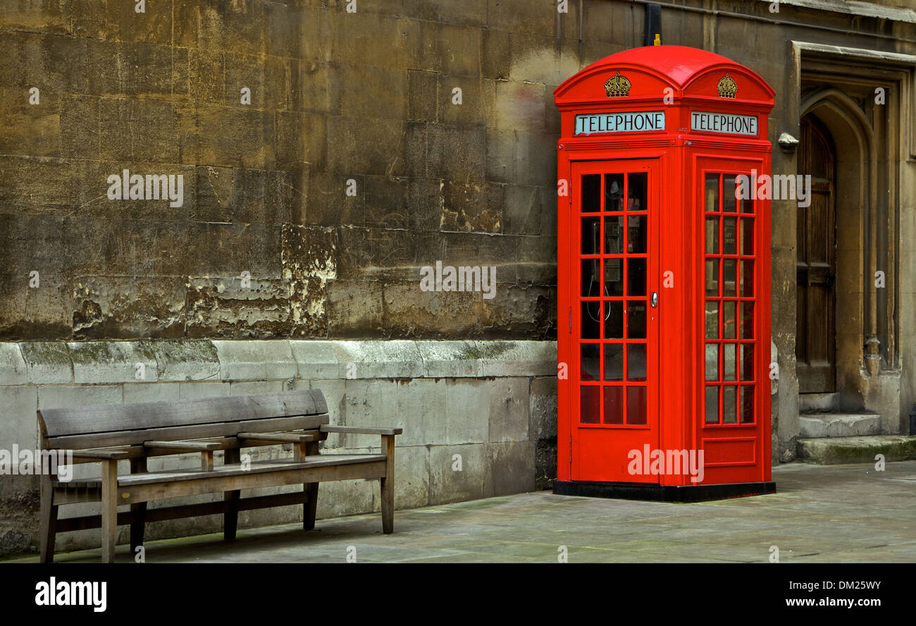 Red phone box in London, United Kingdom Stock Photo - Alamy