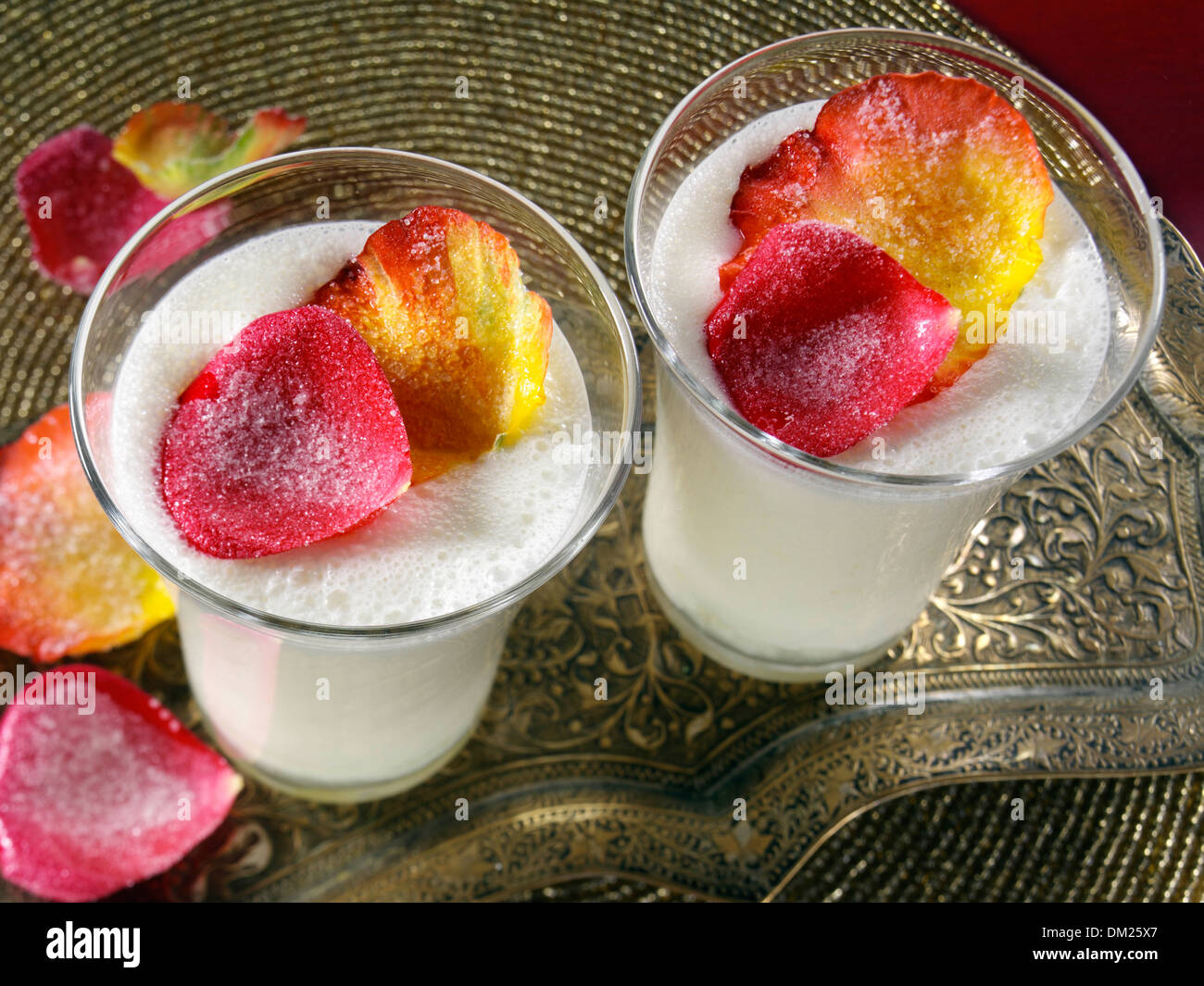 Rose lassi hi-res stock photography and images - Alamy