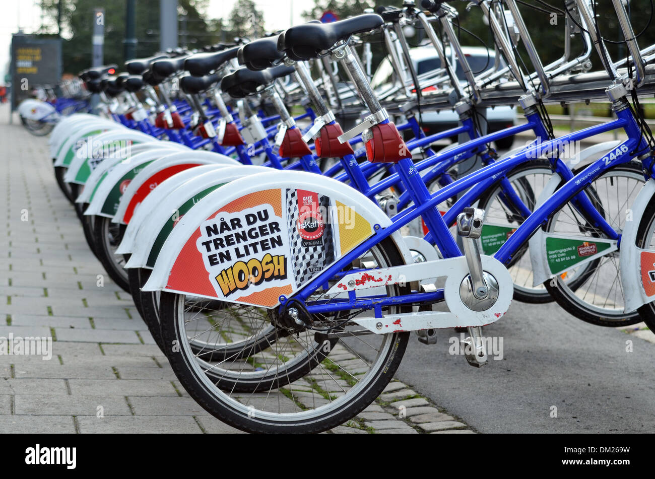 Oslo city bikes hi-res stock photography and images - Alamy