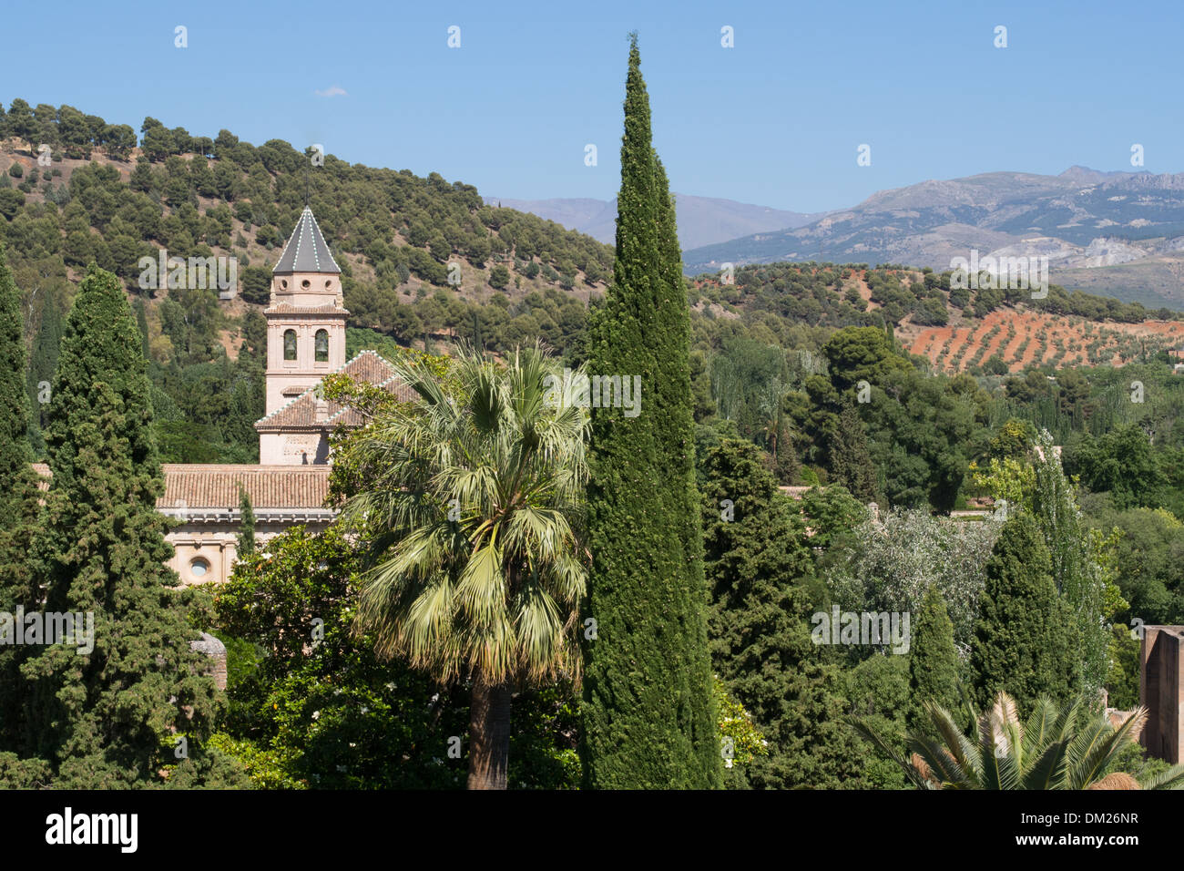 View of the surrounding countryside from inside the fort area of the ...