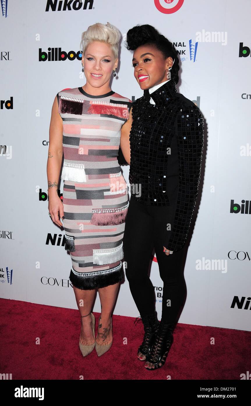 New York, NY, USA. 10th Dec, 2013. Pink, Janelle Monae at arrivals for ...