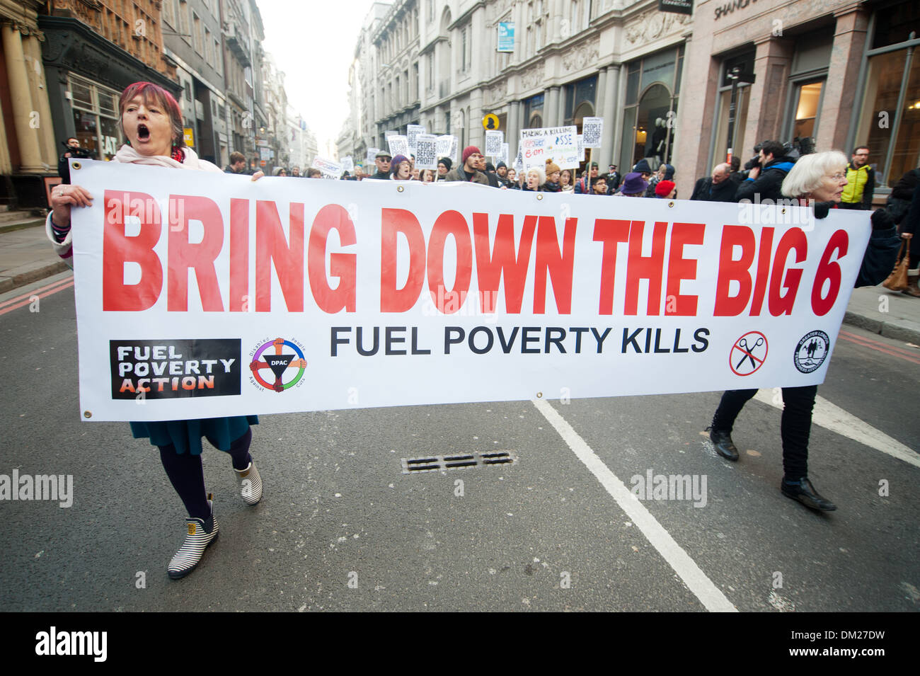 Fuel poverty demonstration hi-res stock photography and images - Alamy