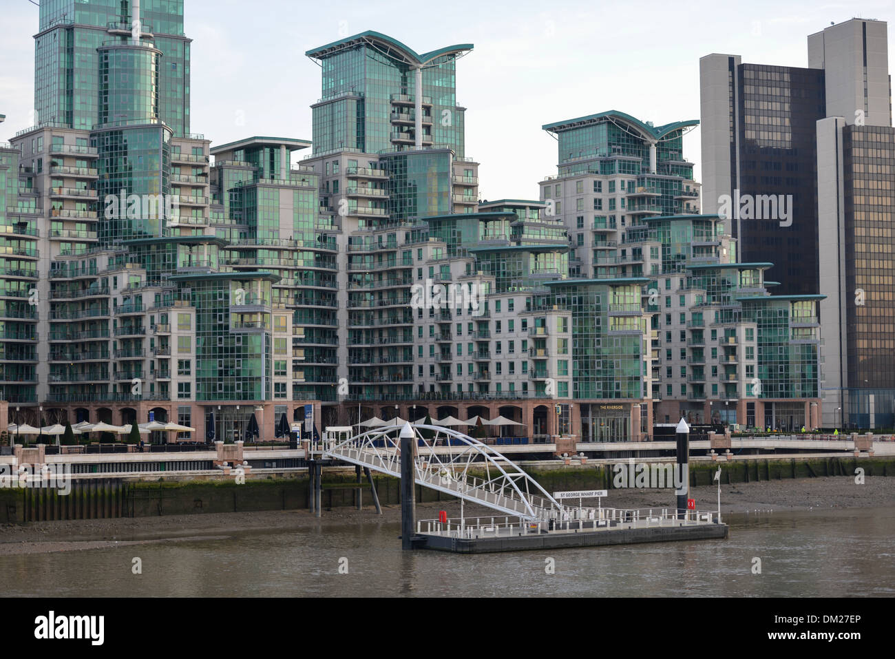 St george wharf riverside hi-res stock photography and images - Alamy