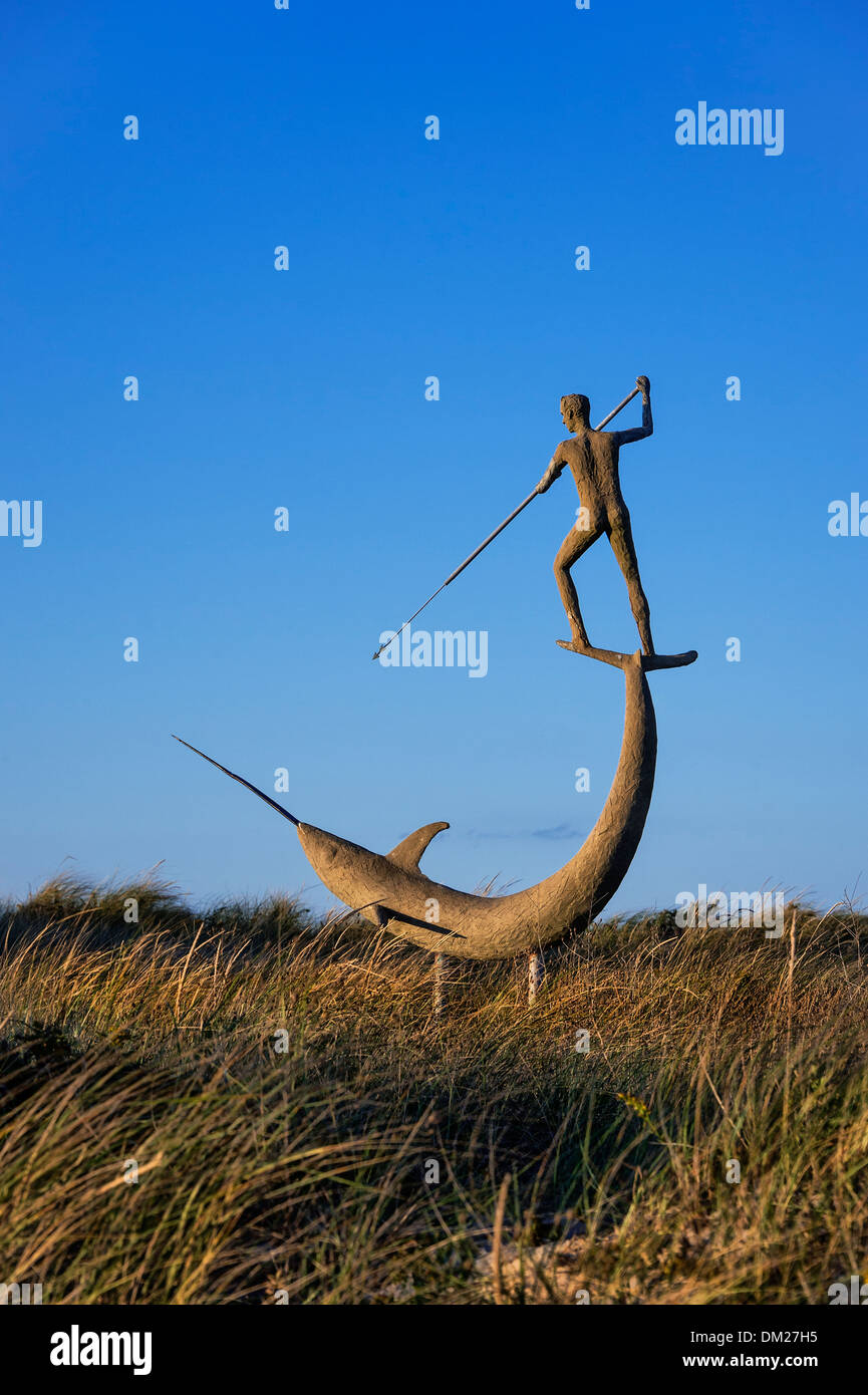 Harpooner sculpture, Menemsha, Chilmark, Martha's Vineyard ...
