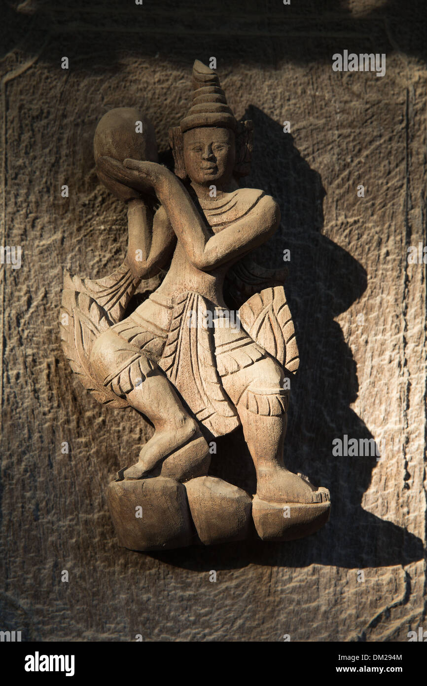 artwork on temple, Manderlay, Myanmar (Burma Stock Photo - Alamy