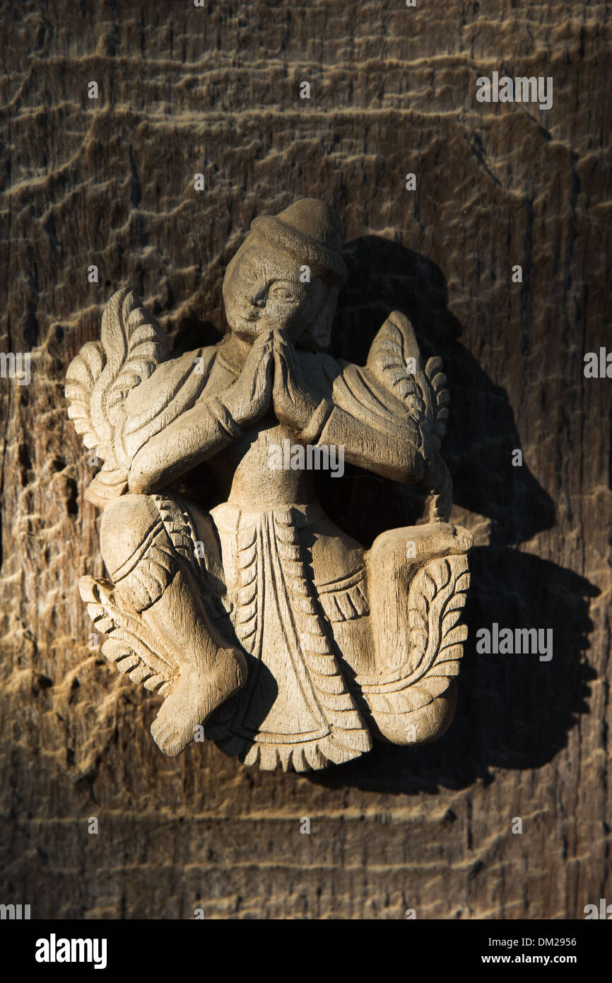 artwork on temple, Manderlay, Myanmar (Burma Stock Photo - Alamy
