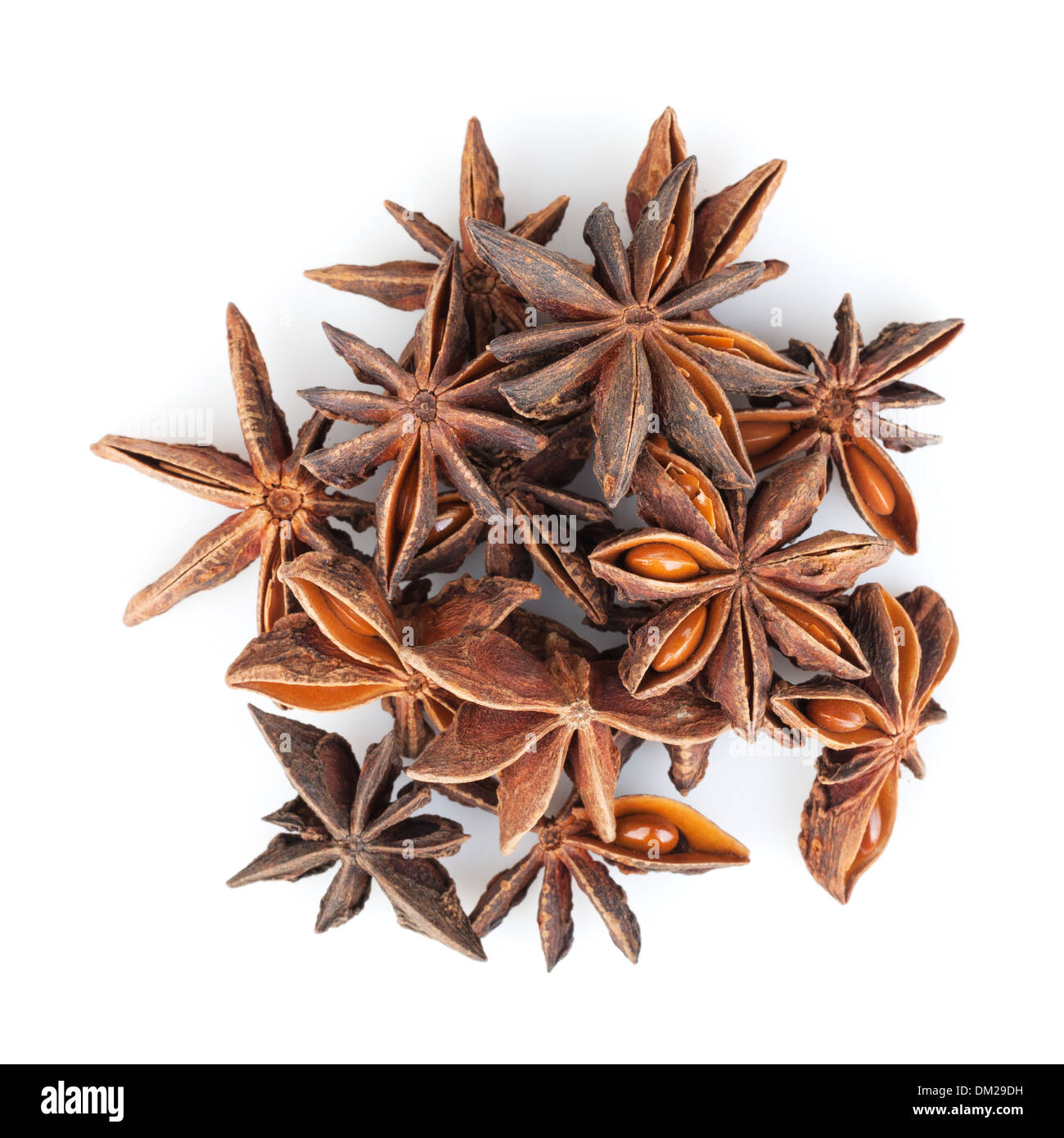 Anise. Isolated on white background Stock Photo - Alamy