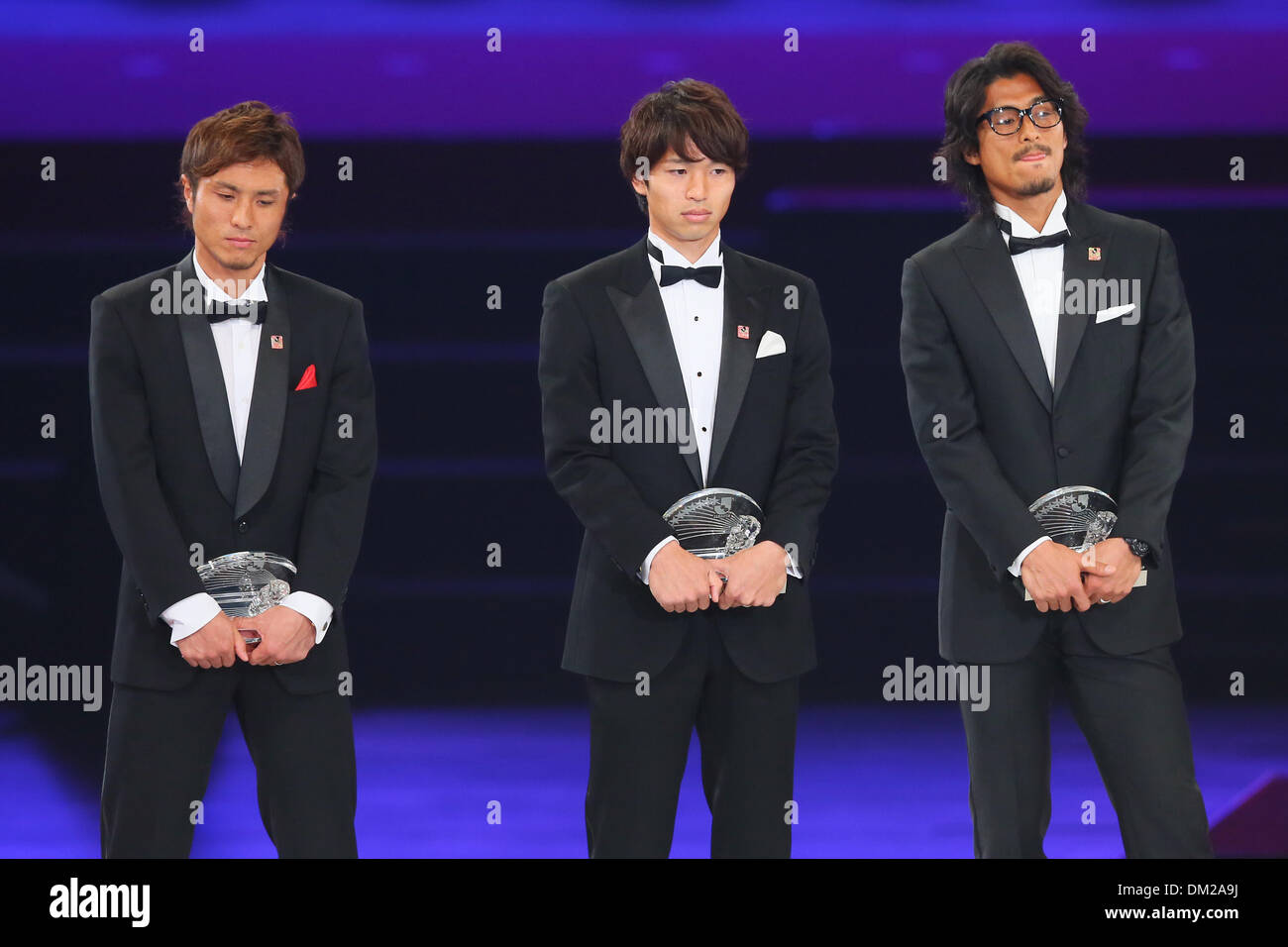 Yokohama Arena, Kanagawa, Japan. 10th Dec, 2013. (L to R) Daisuke Nasu ...