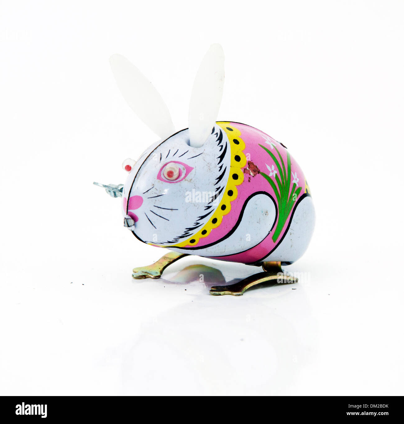 retro tin toy rabbit Stock Photo - Alamy