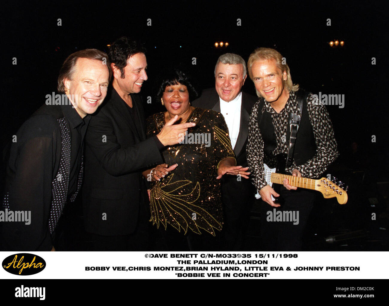 Nov. 15, 1998 - BOBBY VEE AT THE PALADIUM..(L-R) Bobby Vee, Chris ...