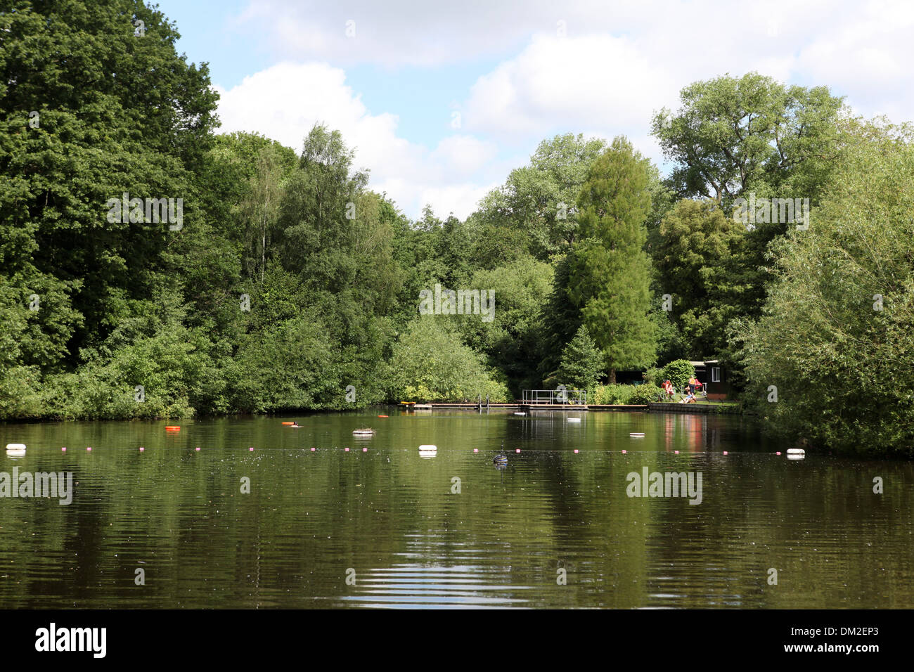 Hampstead heath public pool hi-res stock photography and images - Alamy
