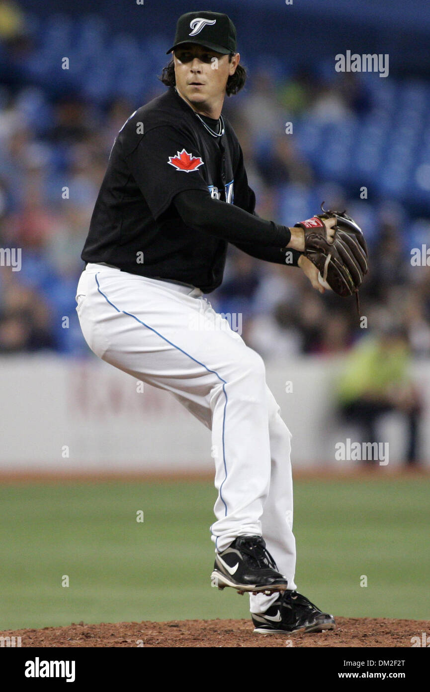 Toronto Blue Jays pitcher Jeremy Accardo throws against the Tampa Bay ...