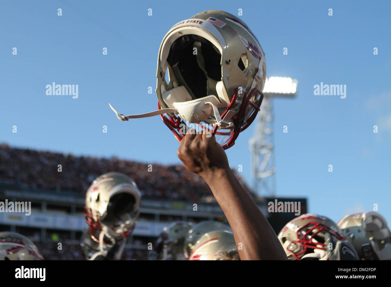 during the first half action in the Konica Minolta Gator Bowl between ...