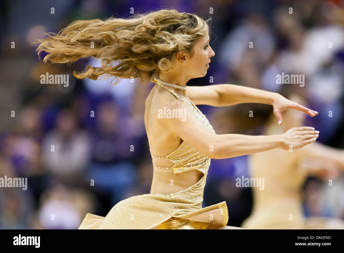 Alabama at LSU; LSU's Tiger Girls entertain the crowd during a game ...