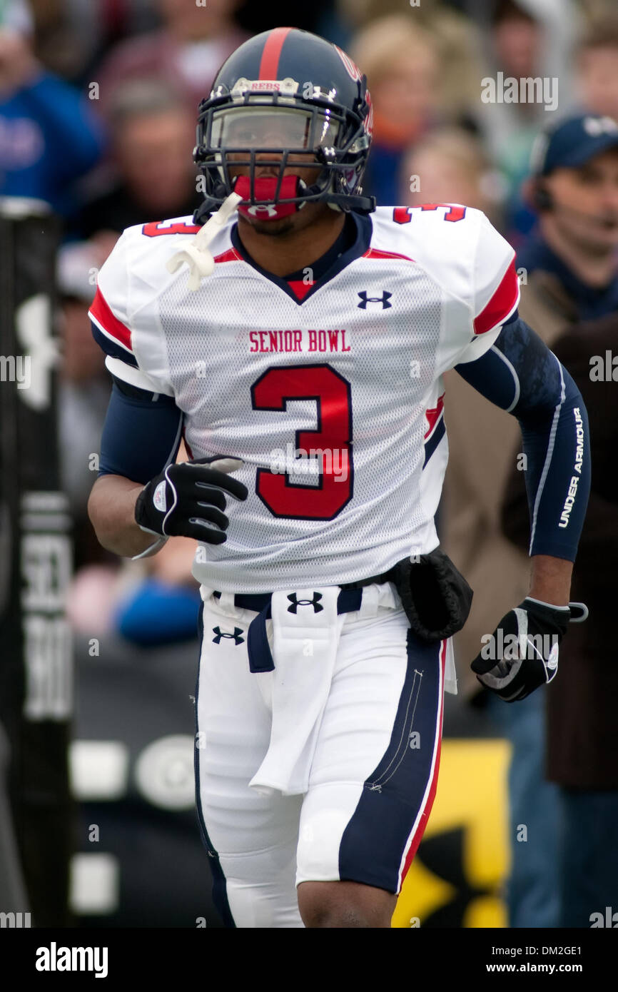 Under Armour Senior Bowl; Ole Miss wide receiver Shay Hodge enters the ...