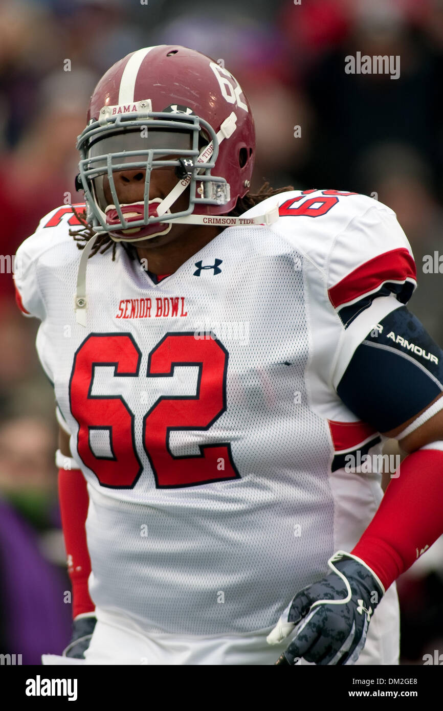 Under Armour Senior Bowl; Alabama defensive lineman Terrance Cody ...