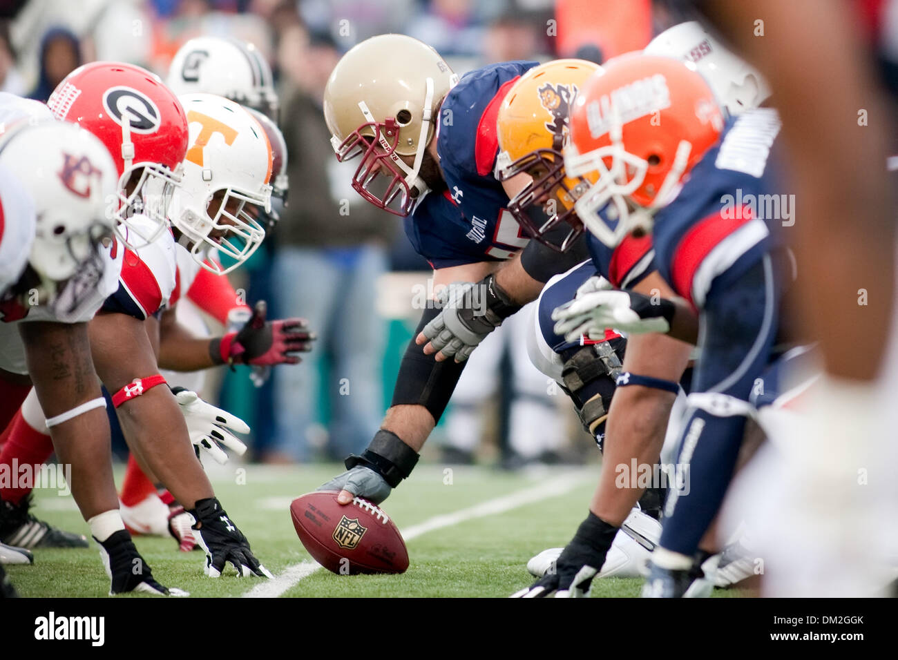 Under Armour Senior Bowl; Boston College offensive lineman Matt Tennant ...