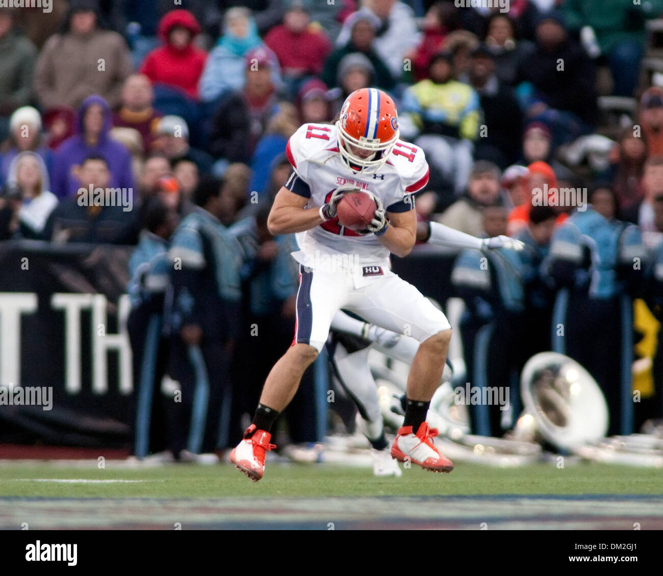 Under Armour Senior Bowl; Florida wide receiver Riley Cooper catches a ...