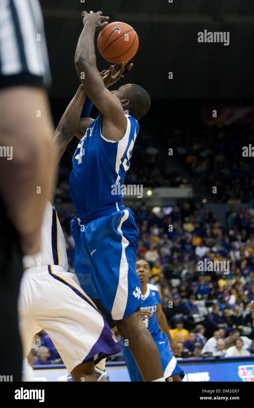 Kentucky at LSU; Kentucky forward Patrick Patterson is fouled while ...