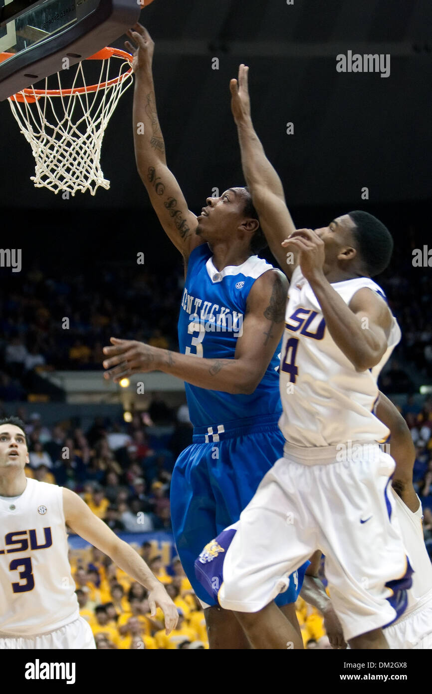 Kentucky at LSU; Kentucky guard Darnell Dodson makes a layup during a ...