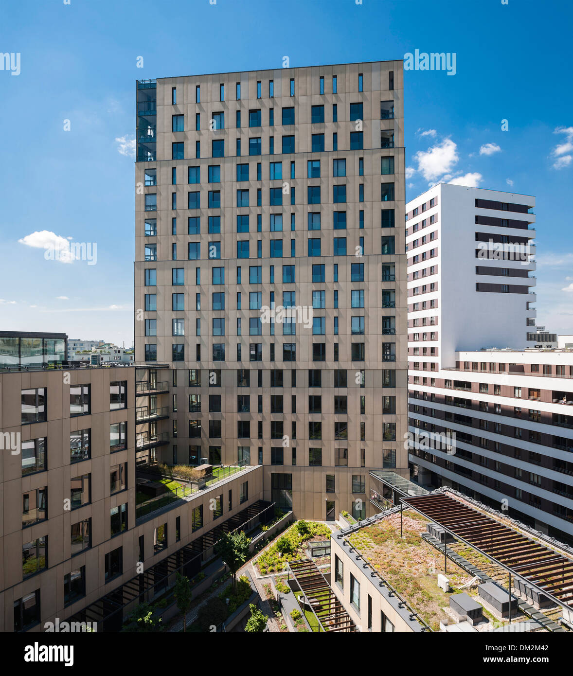 TRIO Apartment and Commercial building, Warsaw, Poland. Architect: Jems ...