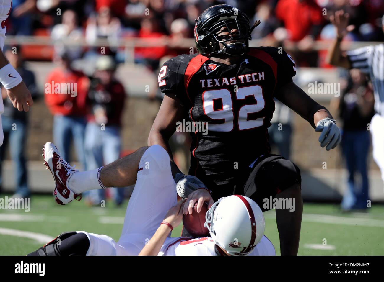 Texas Tech DE Brandon Sharp adds 2.5 sacks onto his sack total as the ...