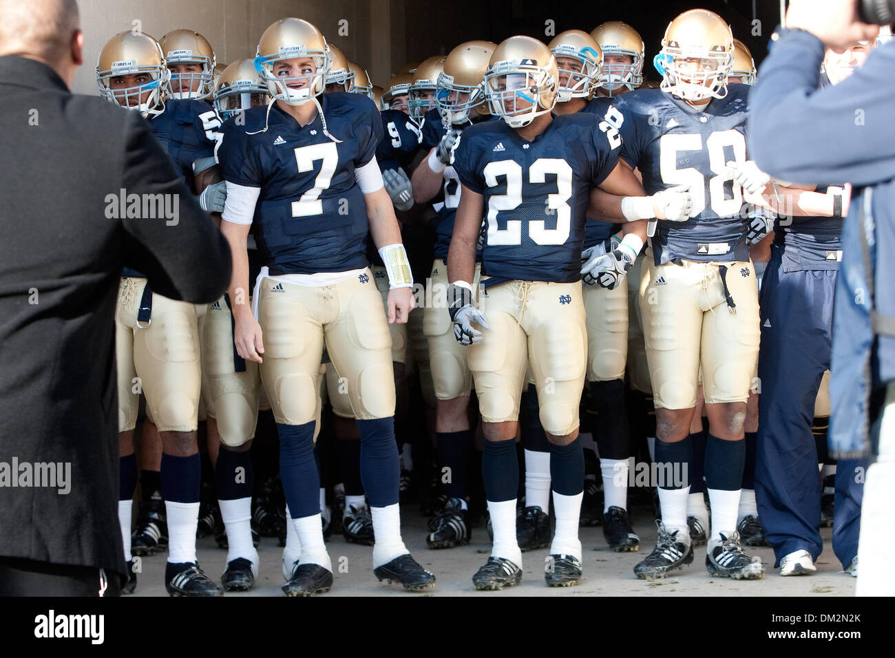 University of Connecticut at University of Notre Dame; Jimmy Clausen ...