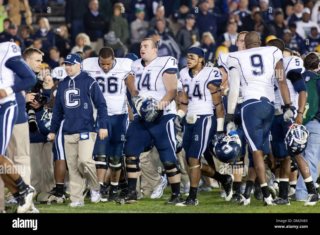 University of Connecticut at University of Notre Dame; Alex ...