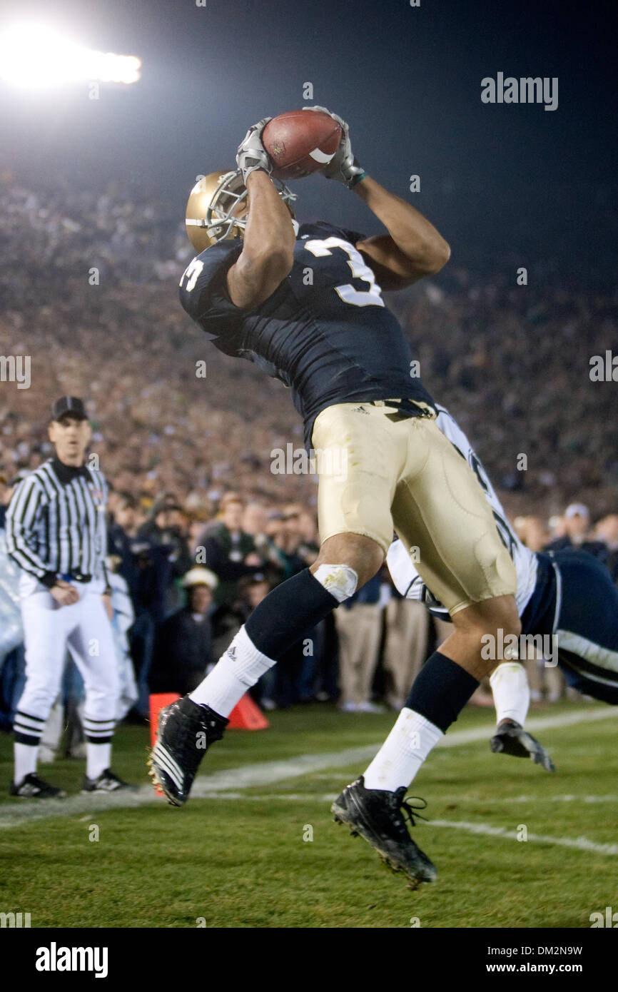 University of Connecticut at University of Notre Dame. Michael Floyd ...