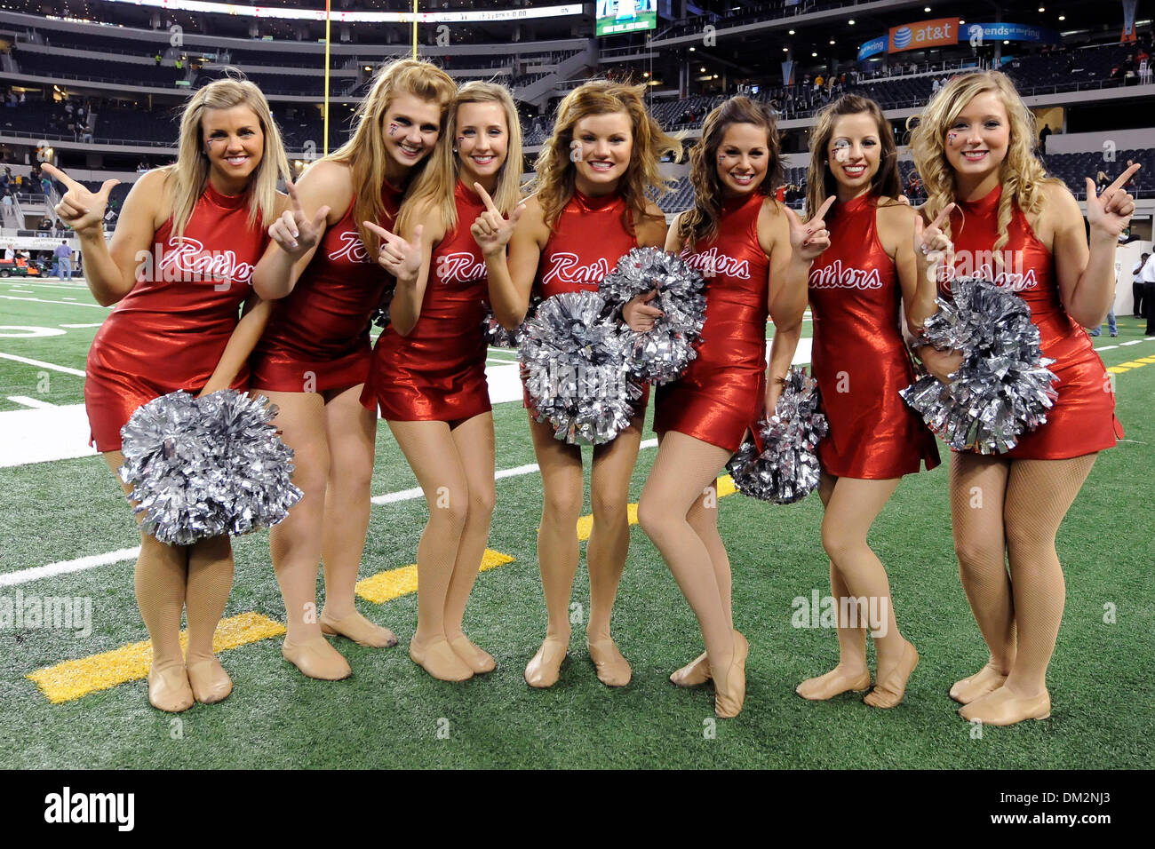 The cheerleaders out routing on their teams as the Baylor Bears and the ...