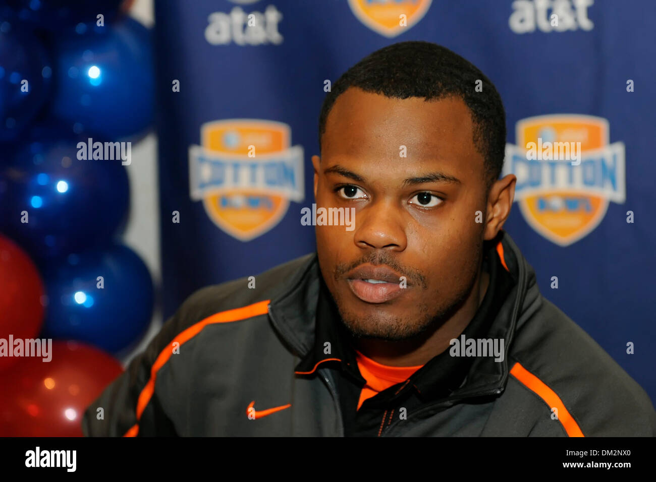 Oklahoma State's WR DeMarcus Conner during the Cotton Bowl press ...