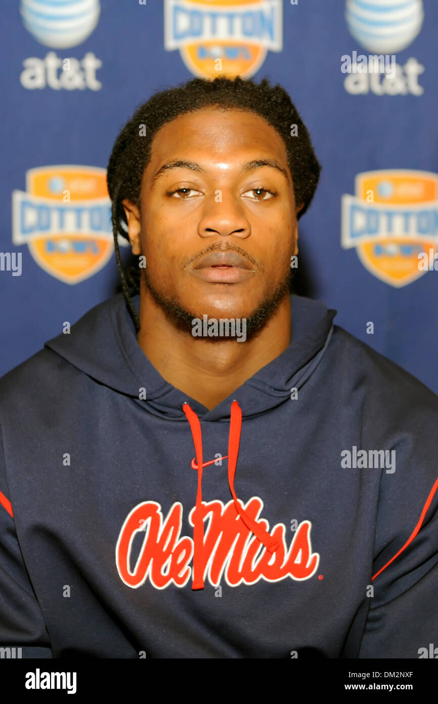 Ole Miss's S Kendrick Lewis during the Cotton Bowl press conference ...